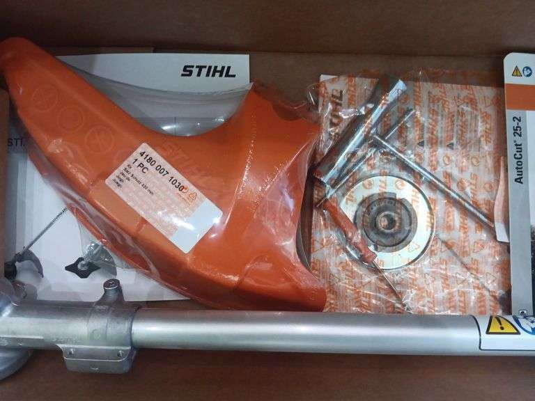 New/Unused Stihl FS-KM Trimmer Attachment Kit - Hamilton-Maring Auction ...