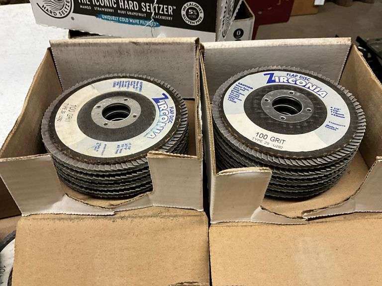 Assorted New/Unused Zirconia Flap Discs - Hamilton-Maring Auction Group