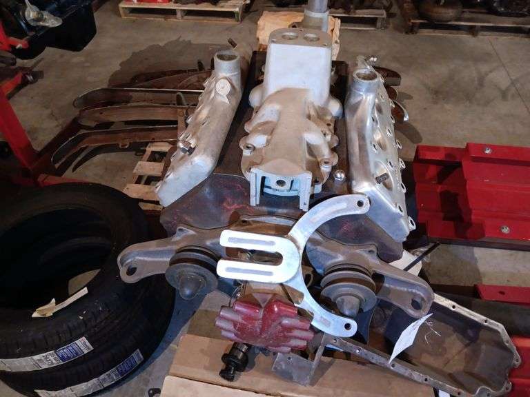 Ford Flathead V8 Engine, High Rise Intake, Mallory - Hamilton-Maring ...