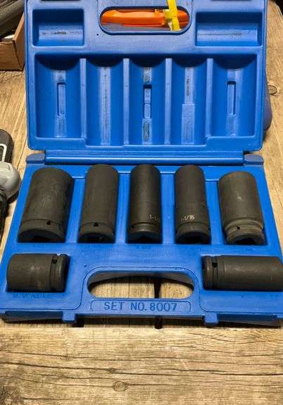 GP 3/4" drive, deep impact socket set - Hamilton-Maring Auction Group