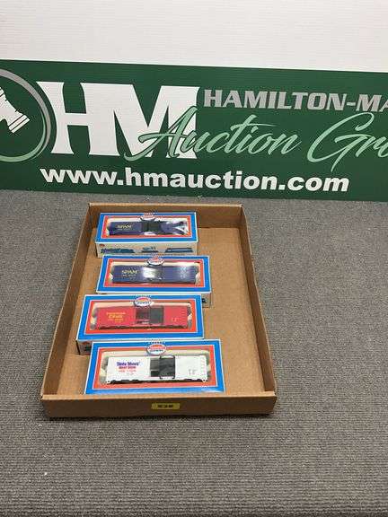 Flat of (4) Hormel model power box cars, HO scale - Hamilton-Maring ...