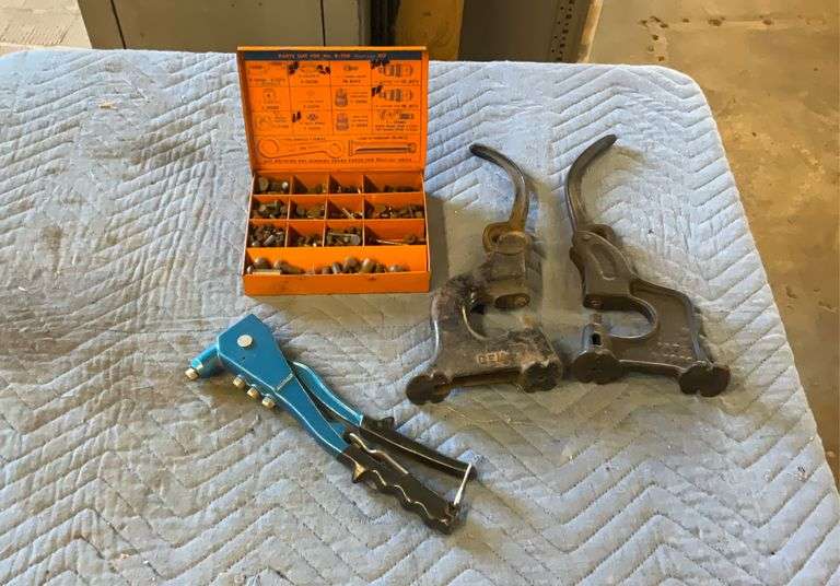 Rivets, Rivet Tools, Gramit Tools - Hamilton-Maring Auction Group