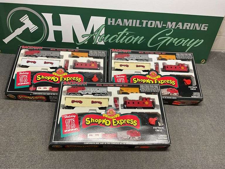 (3) Bachmann HO scale Shopko express train set, #0 - Hamilton-Maring ...