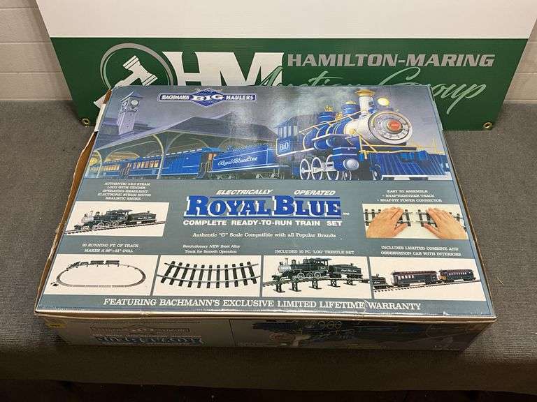 Bachmann Big Haulers Royal Blue Train set #90016; - Hamilton-Maring ...