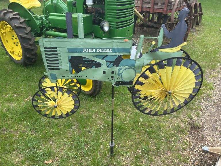 John Deere Yard Wind Spinner - Hamilton-Maring Auction Group
