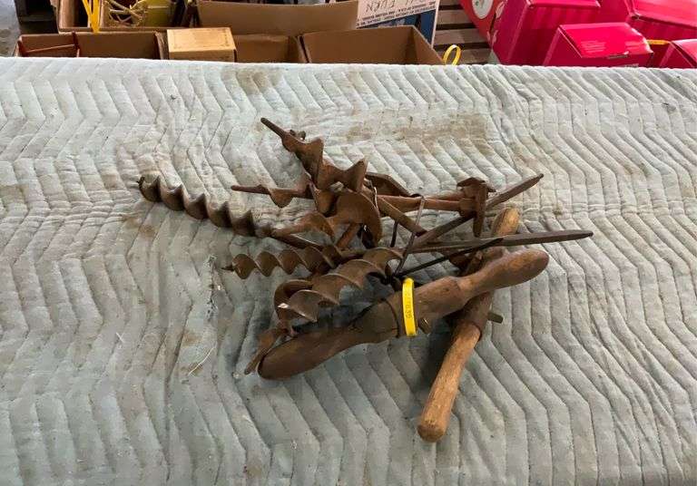 Auger Bits w/ T Handles - Hamilton-Maring Auction Group