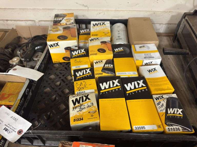Large selection of Wix filters - Hamilton-Maring Auction Group