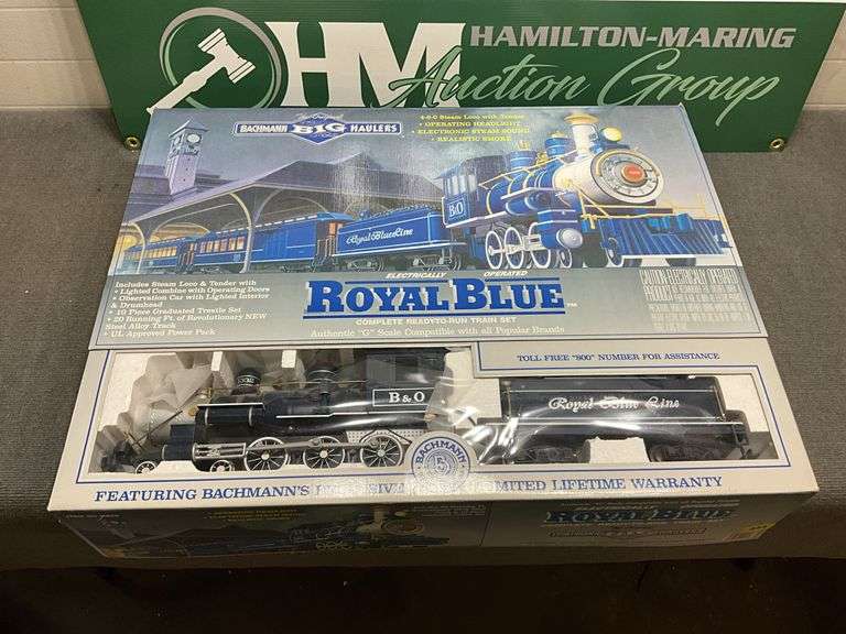 Bachmann Big Haulers Royal Blue Train set #90016; - Hamilton-Maring ...