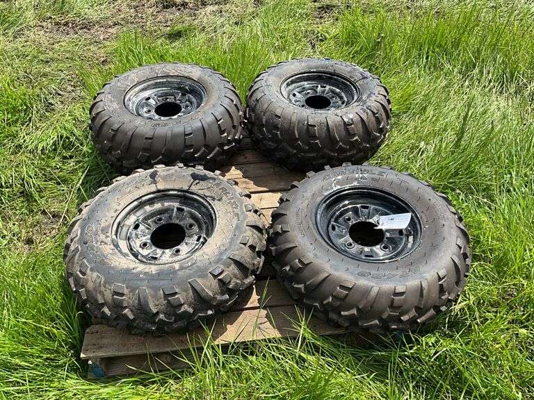 Set of ATV Tires, Carlisle 25x10.00-12 and 25x11.0 - Hamilton-Maring ...