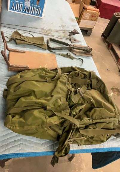 Military Backpack, Ground Anchors, Shovel & Other - Hamilton-Maring ...
