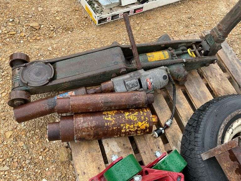 Ajax Hy Jack & Milwaukee drill for concrete - Hamilton-Maring Auction Group