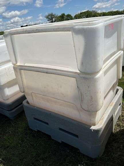(2) Poly Totes with Bases - Hamilton-Maring Auction Group