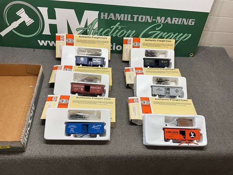 (6) Con-Cor HO scale Box car kits: #009422, 00942 - Hamilton-Maring ...