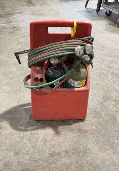 Mini Torch Set W Tanks Hoses And Handle Hamilton Maring Auction Group