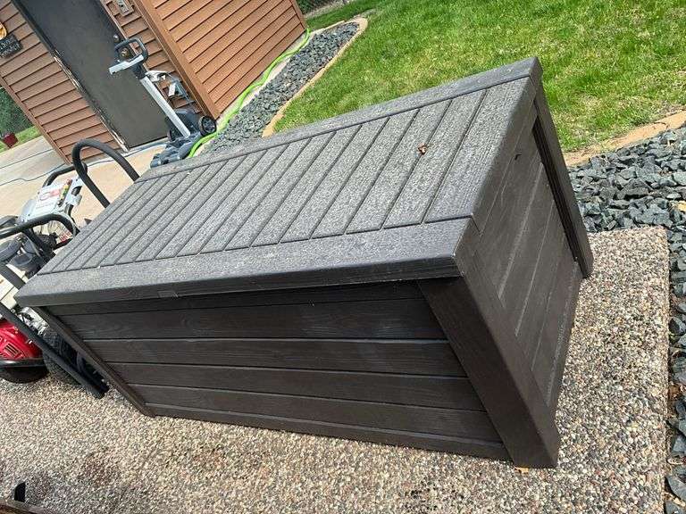 Keter Plastic Yard/Pool Storage Box, 25"x 28"x 60.5" - Hamilton-Maring ...