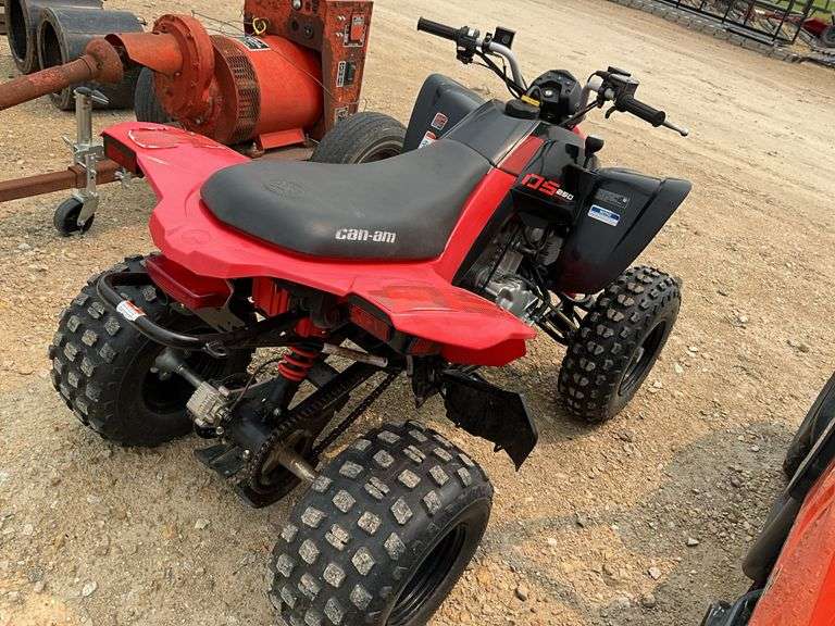 2021 CanAm DS250 youth 4-wheeler, runs good - Hamilton-Maring Auction Group
