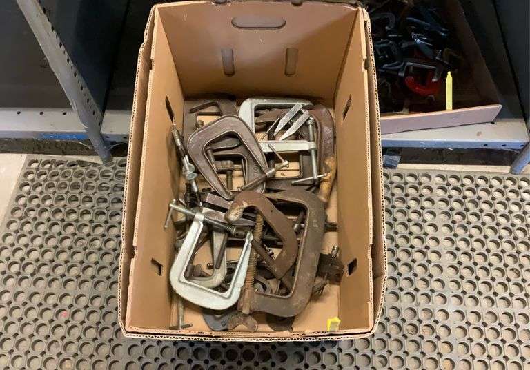Box of C Clamps - Hamilton-Maring Auction Group