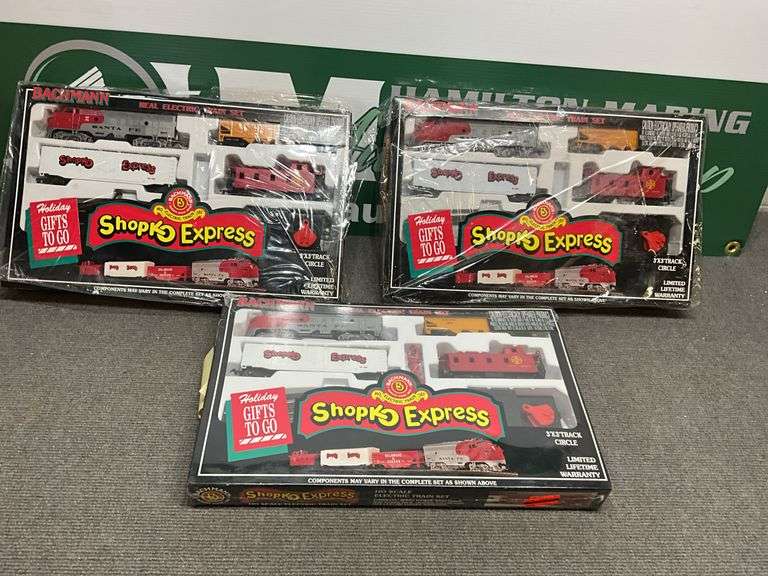 (3) Bachmann HO scale Shopko express train set, #0 - Hamilton-Maring ...