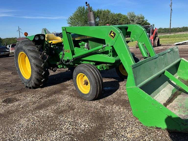 John Deere 2030 Diesel Tractor, John Deere 48 Hydr - Hamilton-Maring ...