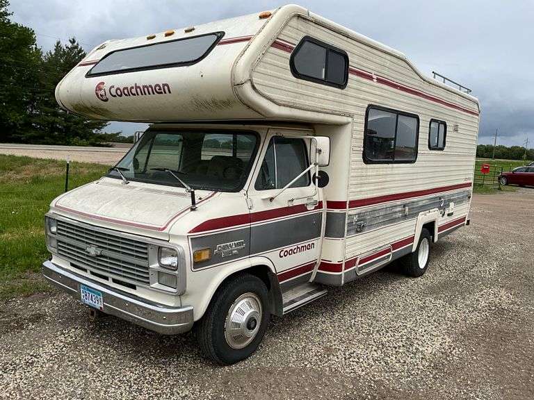 ***1984 Chevy Coachmen Van 30, 31,947 Miles Showin - Hamilton-Maring ...