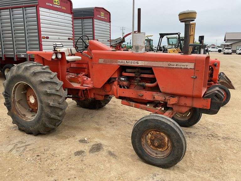 Allis Chalmers 180 tractor; gas, 540, 3 pt - Hamilton-Maring Auction Group