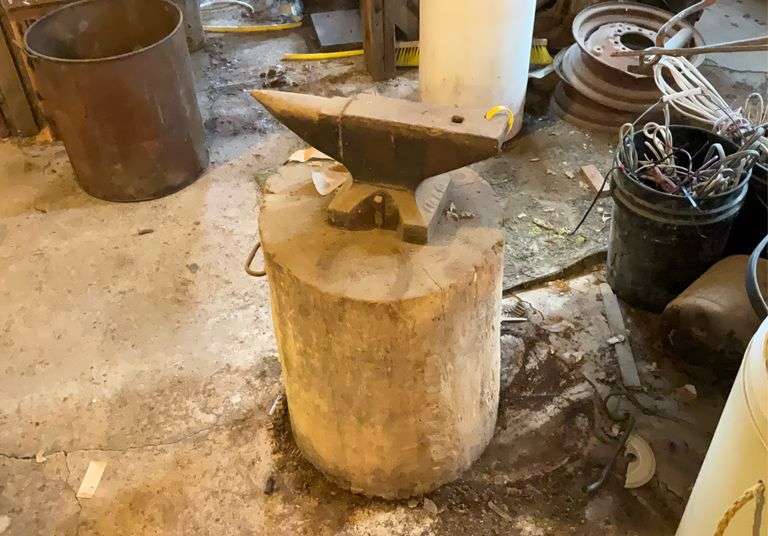 Anvil on a stump Building #2 - Hamilton-Maring Auction Group