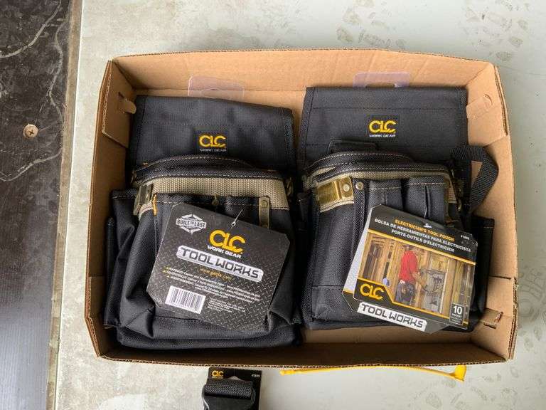 Flat of (2) work pouches/belts - Hamilton-Maring Auction Group