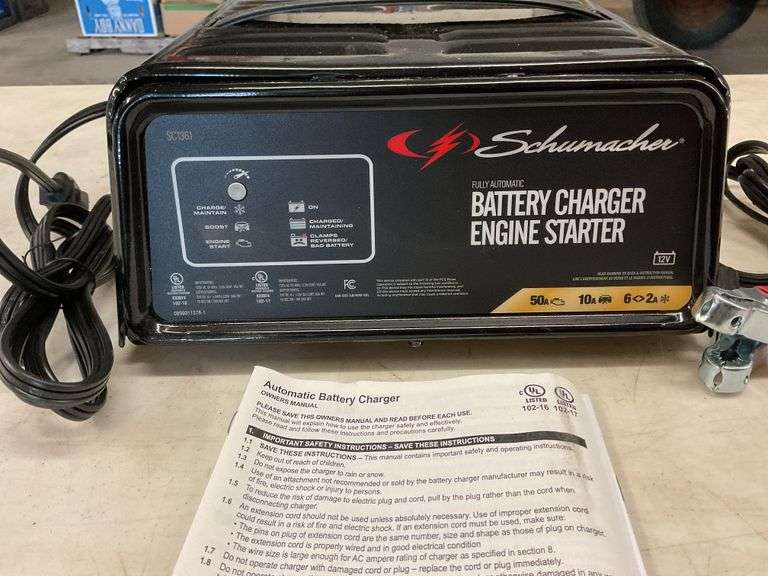 Schumacher 50amp Battery Charger - Hamilton-Maring Auction Group