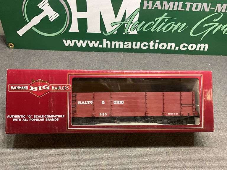 Bachmann Big Haulers: #93712 High Side gondola, B& - Hamilton-Maring ...