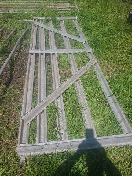 Lightweight Steel Gate - Approximately 11' - Hamilton-Maring Auction Group