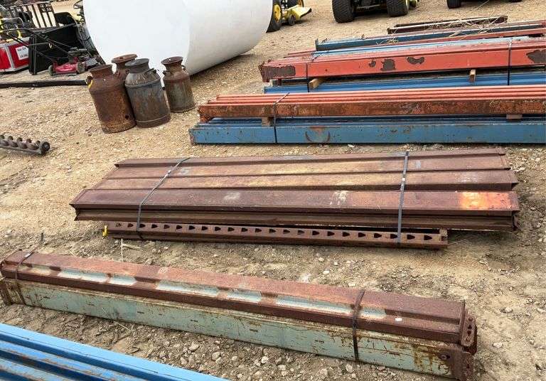 (8) Beams (2) Uprights-Pallet Racking - Hamilton-Maring Auction Group