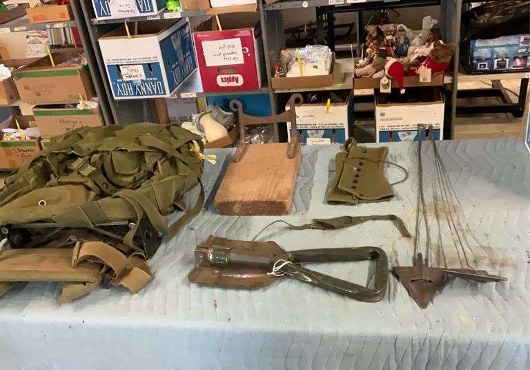 Military Backpack, Ground Anchors, Shovel & Other - Hamilton-Maring ...