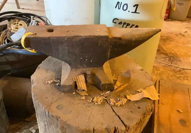 Anvil on a stump Building #2 - Hamilton-Maring Auction Group