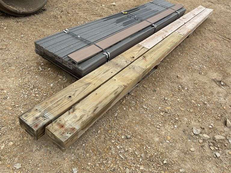 (2) Pole shed posts 17 1/2ft - Hamilton-Maring Auction Group