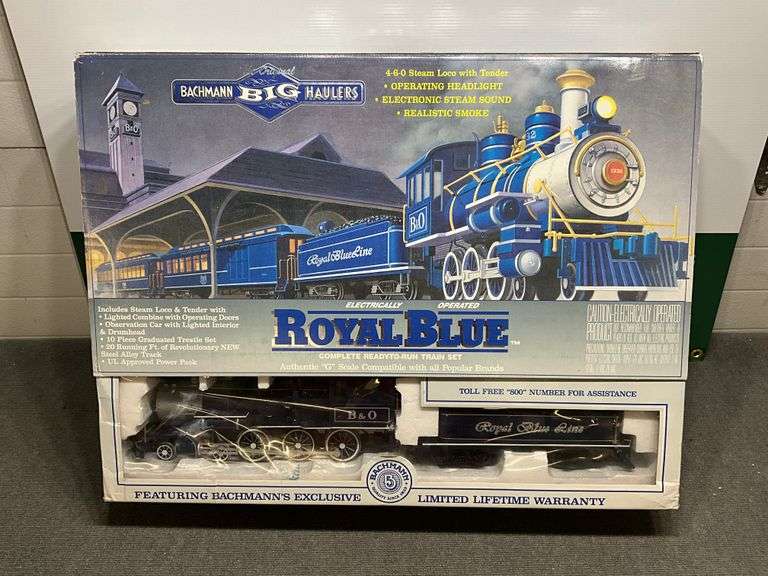 Bachmann's Big Haulers Royal blue train set #90016 - Hamilton-Maring ...