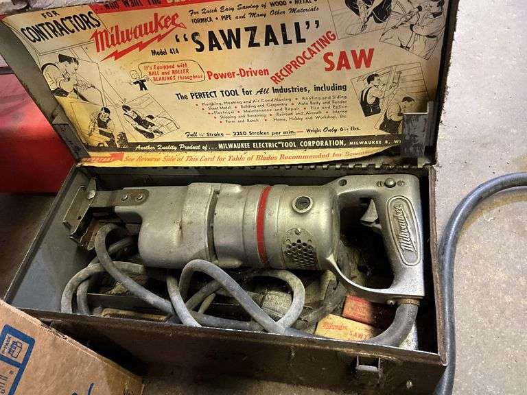 Vintage Milwaukee Saws all with original case - Lo - Hamilton-Maring ...