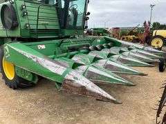 John Deere 643 corn head, 6 row, drive shafts, oil - Hamilton-Maring ...