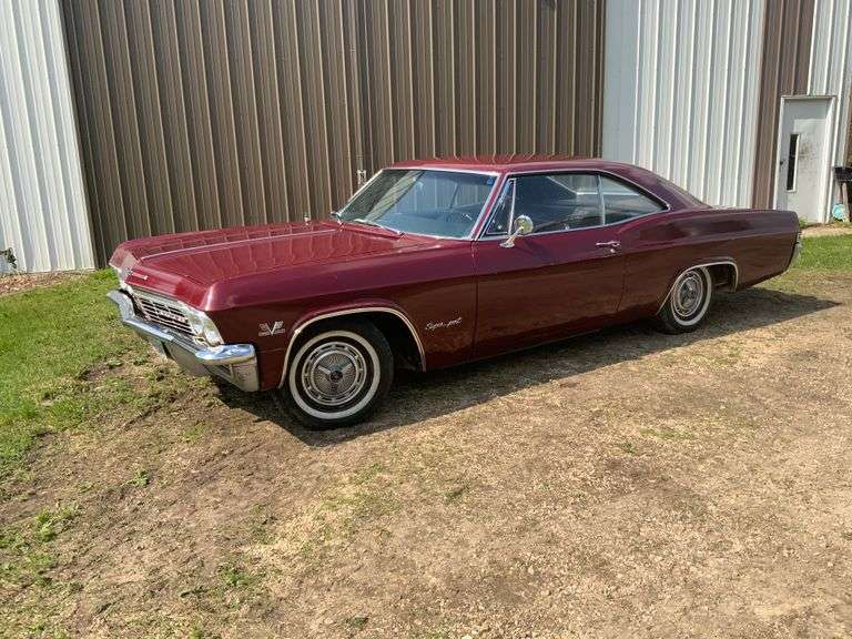 ** 1965 Chevy Impala Super Sport – 2-door coupe, 396 V8 Gas Engine, 4-Speed - Hamilton-Maring ...