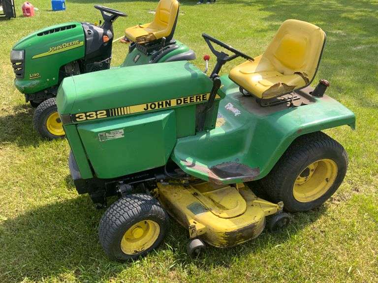 John Deere 332 Lawn Mower, 50'' Deck, Hydro Trans - Hamilton-Maring ...