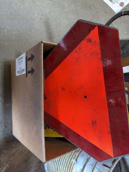 SMV Sign, V belts - Hamilton-Maring Auction Group