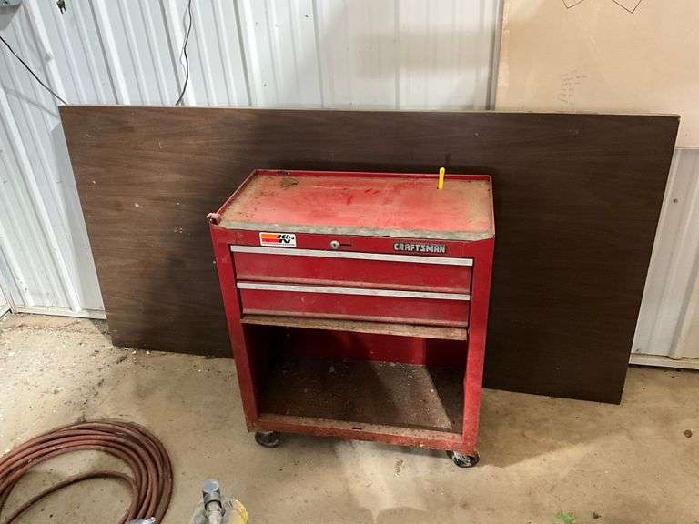 Craftsman tool box and counter top shed 1 - Hamilton-Maring Auction Group