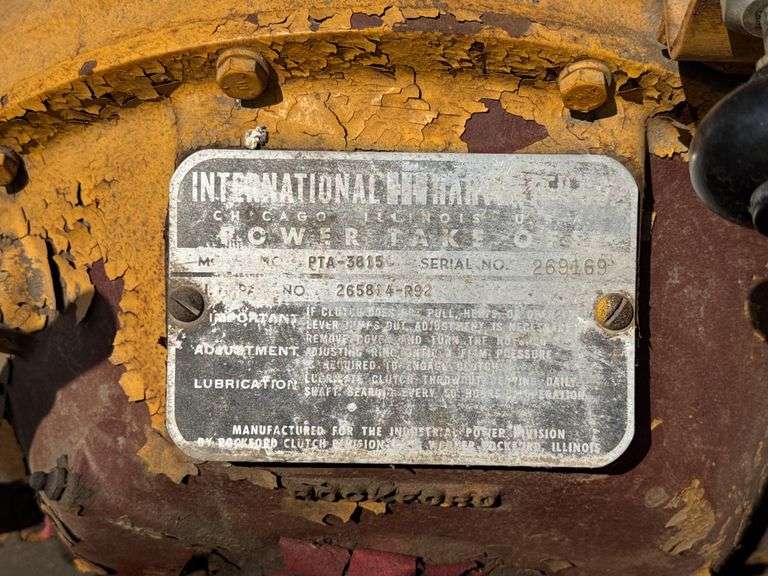 International UC-221 Power Take Off Unit With Simp - Hamilton-Maring ...