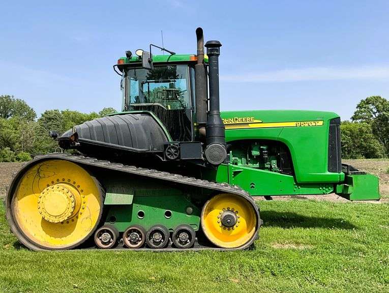 2004 John Deere 9520T Track Tractor, 6428 Hours, 18 Speed Power Shift ...