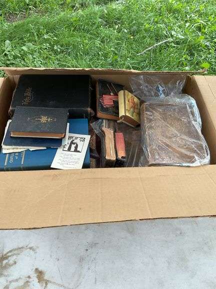 Box of religious books & memorabilia - Hamilton-Maring Auction Group