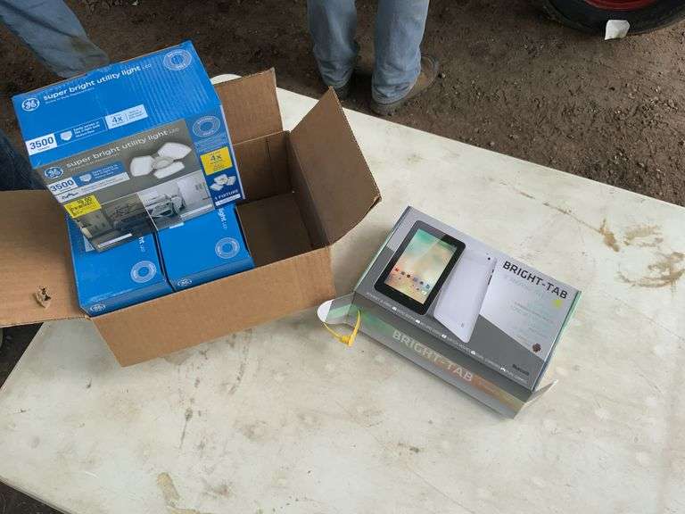 3 super bright utility lights, bright tab tablet (9" android) & cups ...