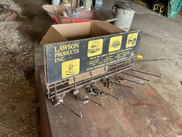 Lawson Products hanging display - Hamilton-Maring Auction Group