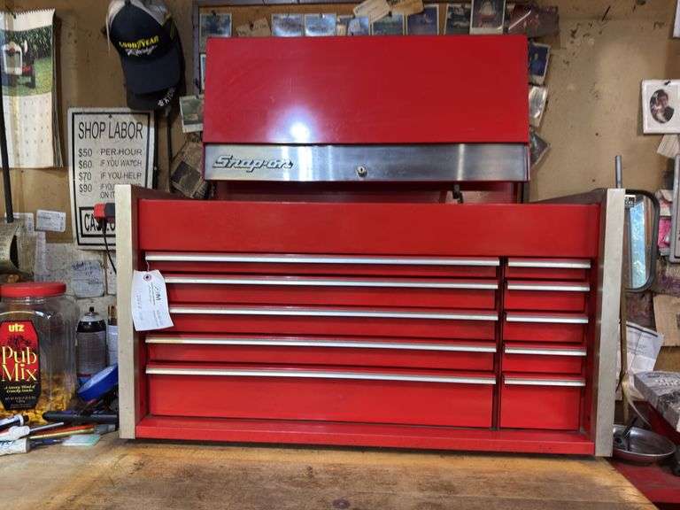 Snap On 18.5”x18.5”x 34” Top Tool Box, Has 2 Keys, - Hamilton-Maring ...