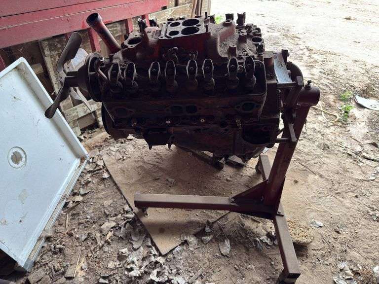 GM Small Block V-8 - engine is free, sells with engine stand - Hamilton ...