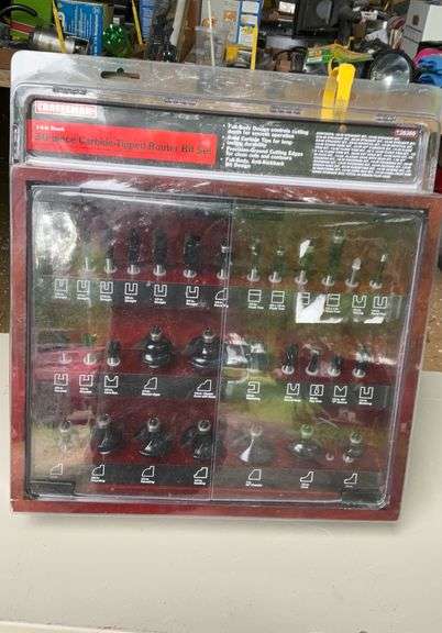 Craftsman 1/4 shank 30 piece carbide tip router bit set - Hamilton ...