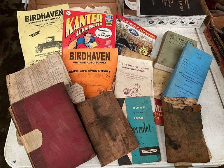 Chevy Books, Truck and Car Parts Catalogs - Hamilton-Maring Auction Group